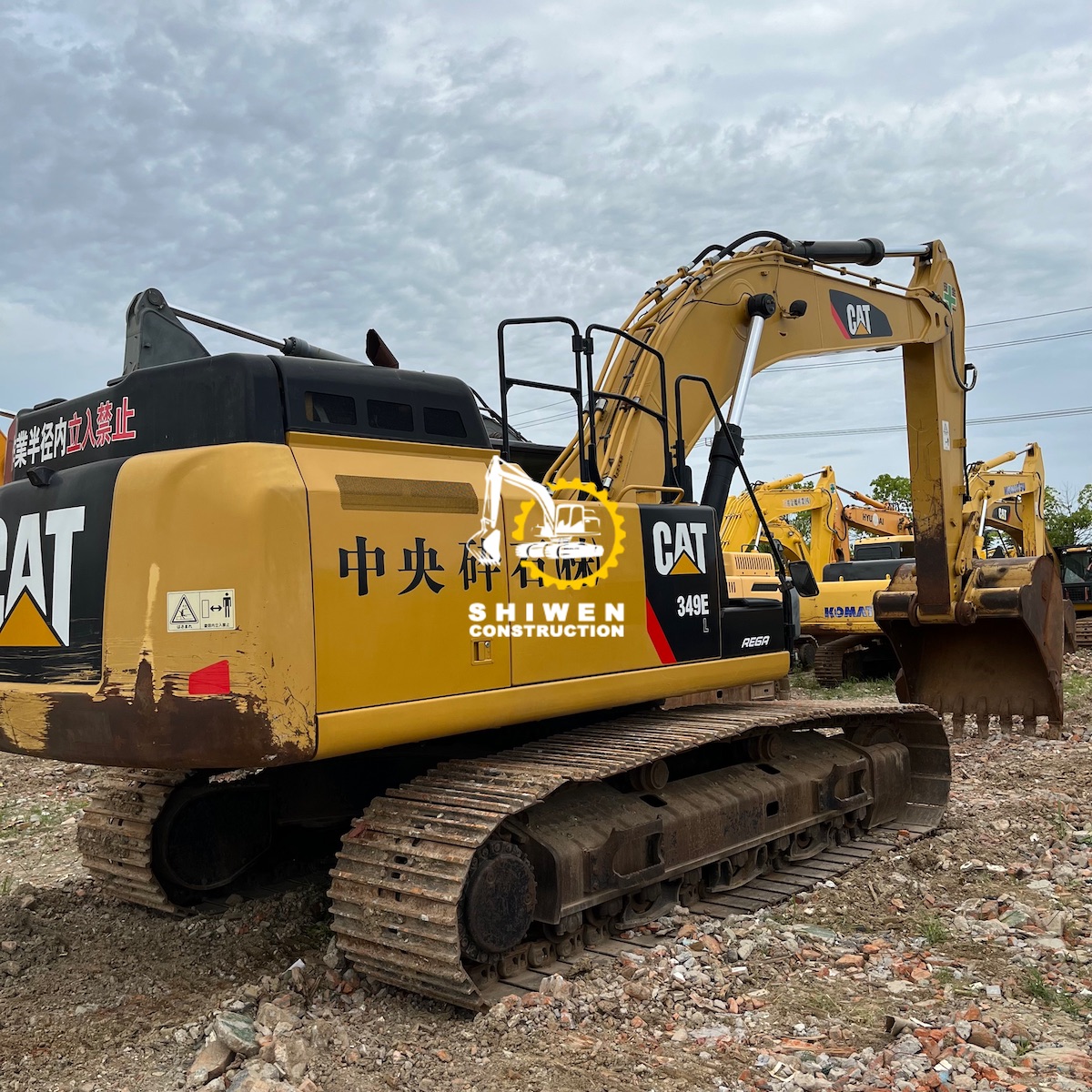 Used CAT excavator 349, original CAT 349EL 349D 345D excavator | ShiWen ...