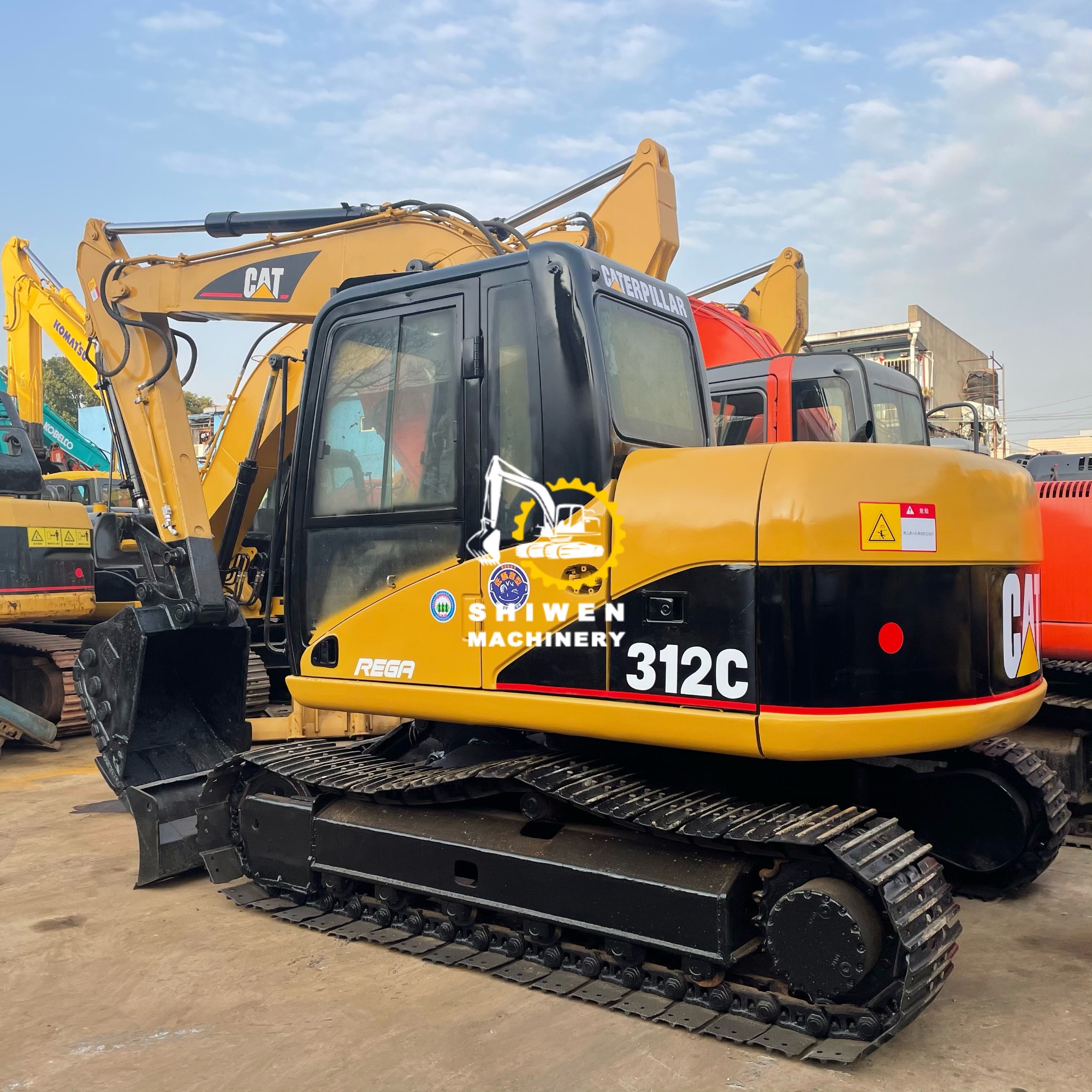 Used CAT 312 excavator with dozer, CAT 312C 312D 312D2 312B 313C 315D ...