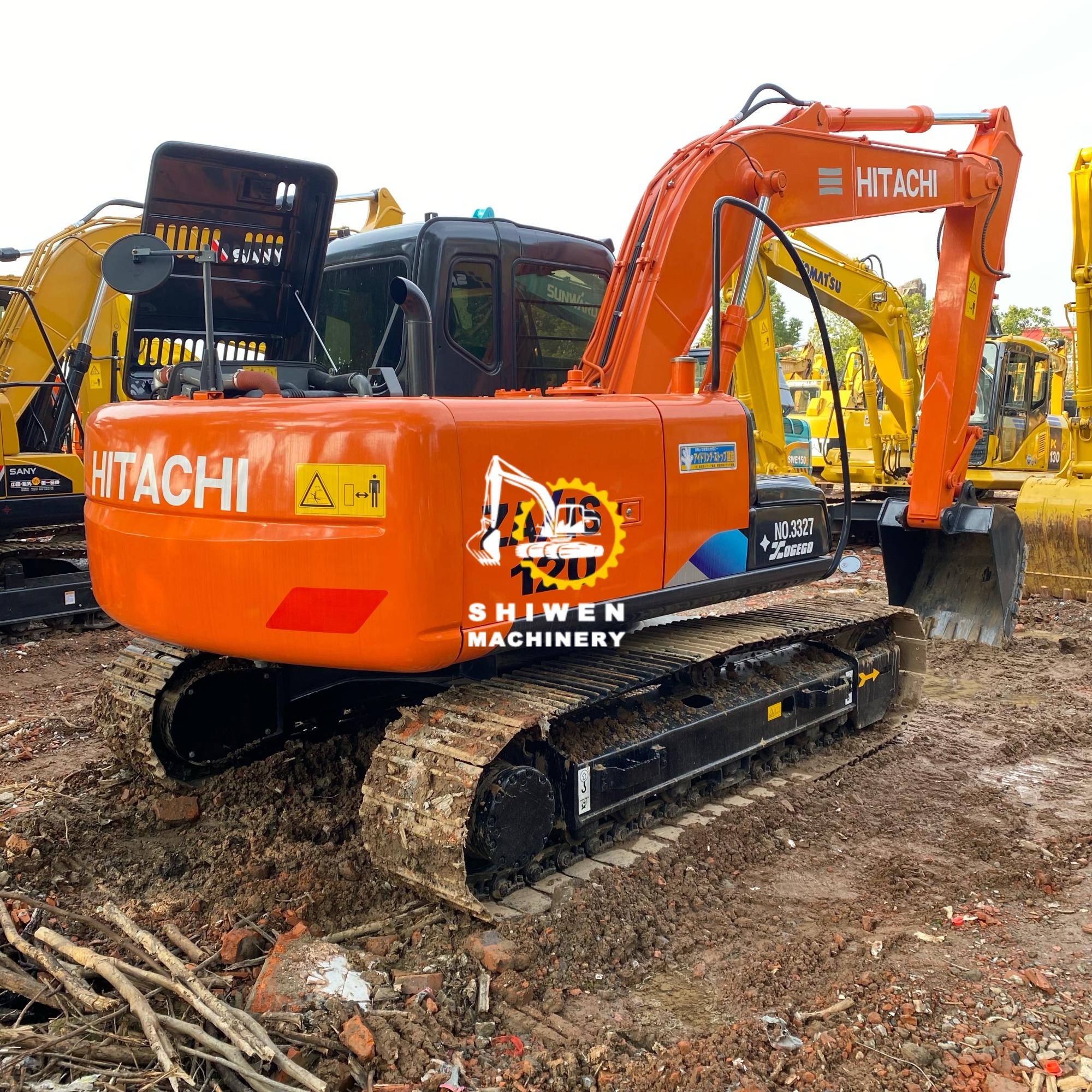 Used excavator Hitachi ZX120, Hitachi ZX120-6 ZX120-5 EX120 ZX130 EX130 ...