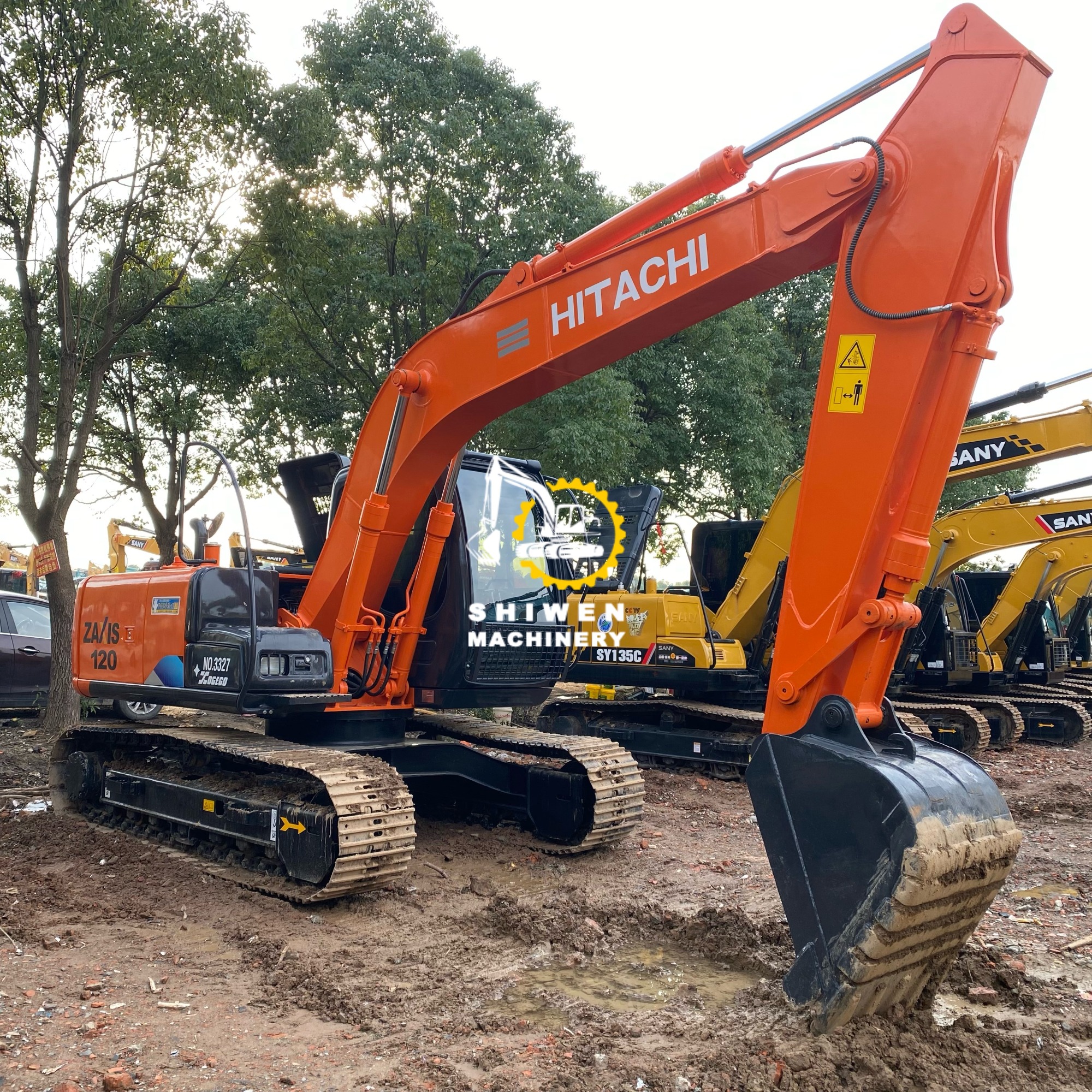 Used excavator Hitachi ZX120, Hitachi ZX120-6 ZX120-5 EX120 ZX130 EX130 ...