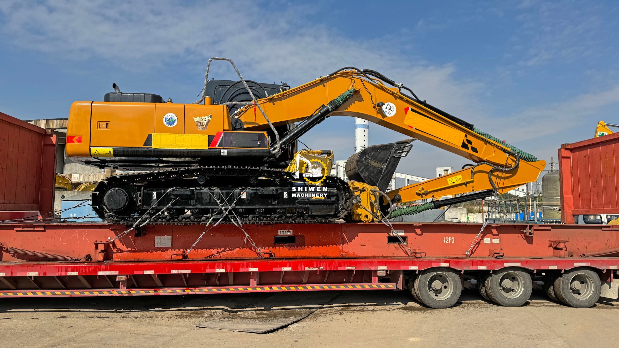 Ship 2 Units SANY SY215 excavators to South America | Cases | ShiWen ...