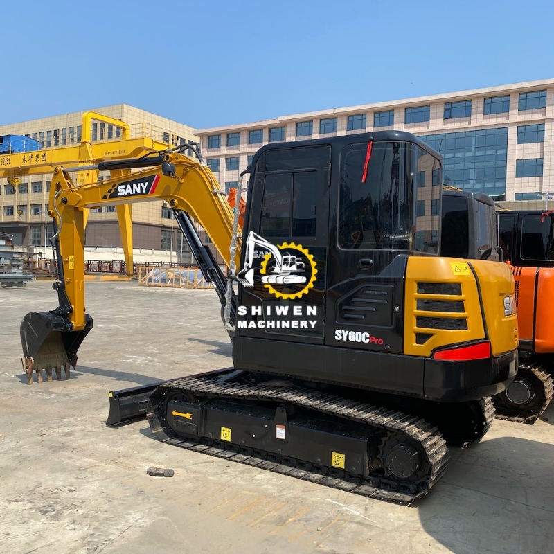 Used SANY SY60C 2022 mini excavadora en china, cheap good condition ...
