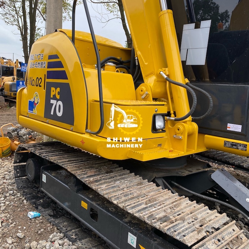 Used Komatsu backhoe PC70-8 mini digger, original Japan Komatsu PC70 ...