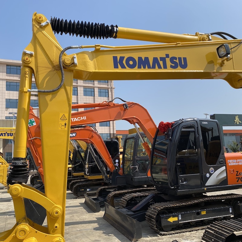 Used Komatsu PC70-8 7 ton excavator, mini excavadora Komatsu PC70 ...