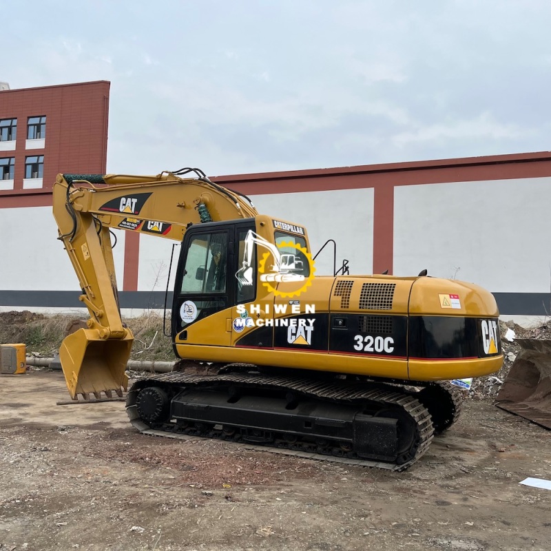 Used CAT 320 320C 320CL excavator with Mitsubishi 3066 engine