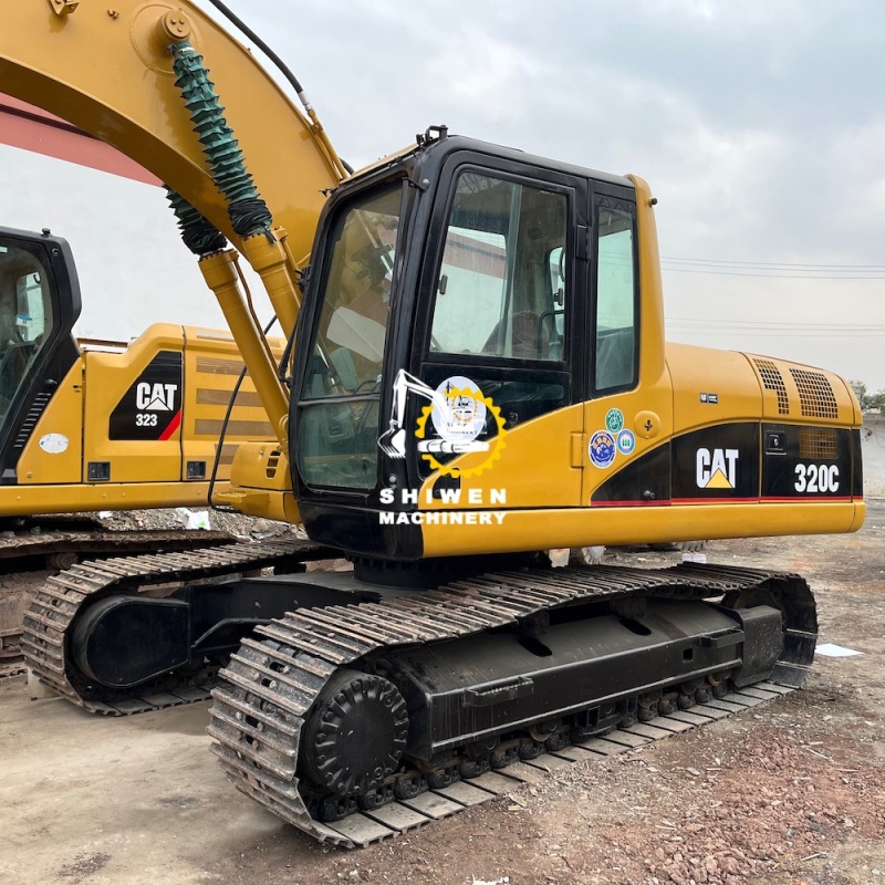 Used CAT 320 320C 320CL excavator with Mitsubishi 3066 engine