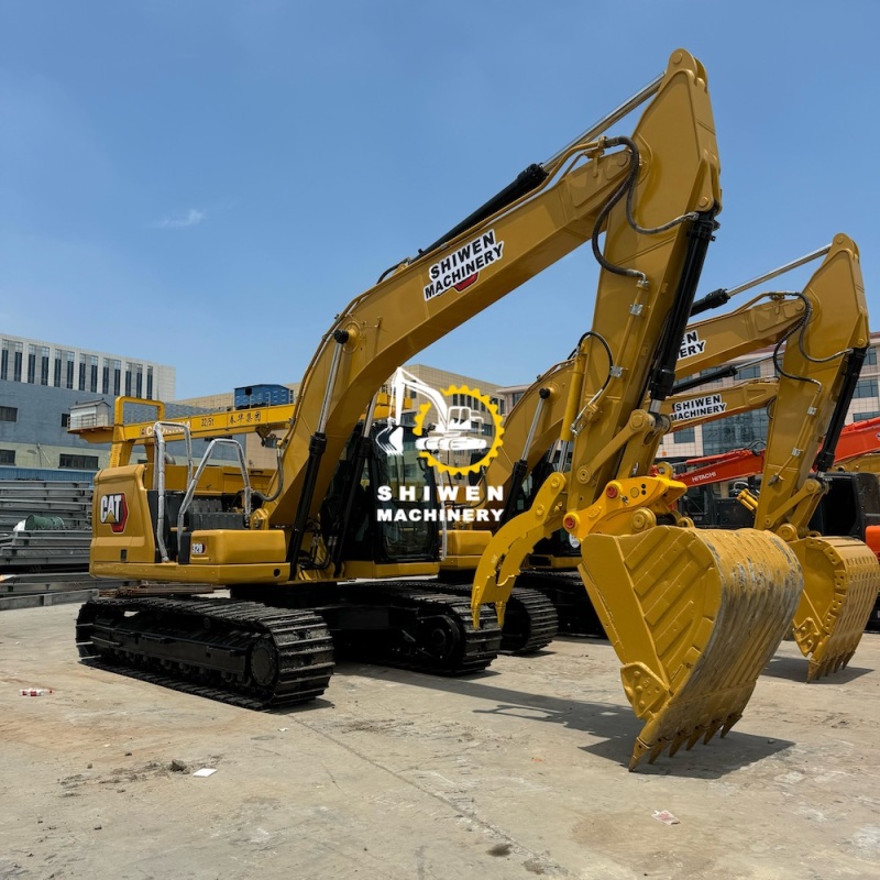 CAT 320 next gen 8 rollers with hydraulic thumb and quick hitch