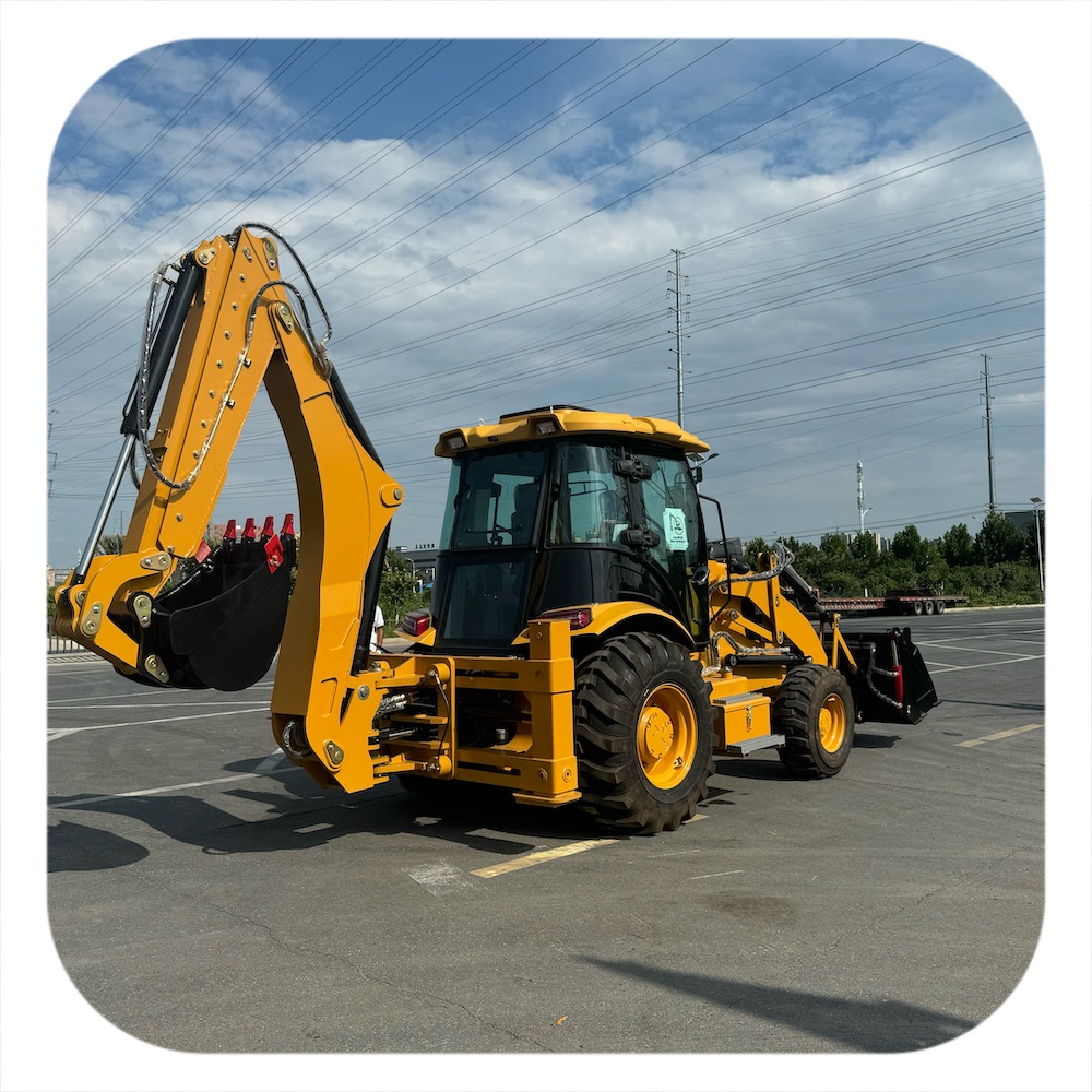 NEW CAT 428 side shift backhoe loader with extension arm | ShiWen Machinery