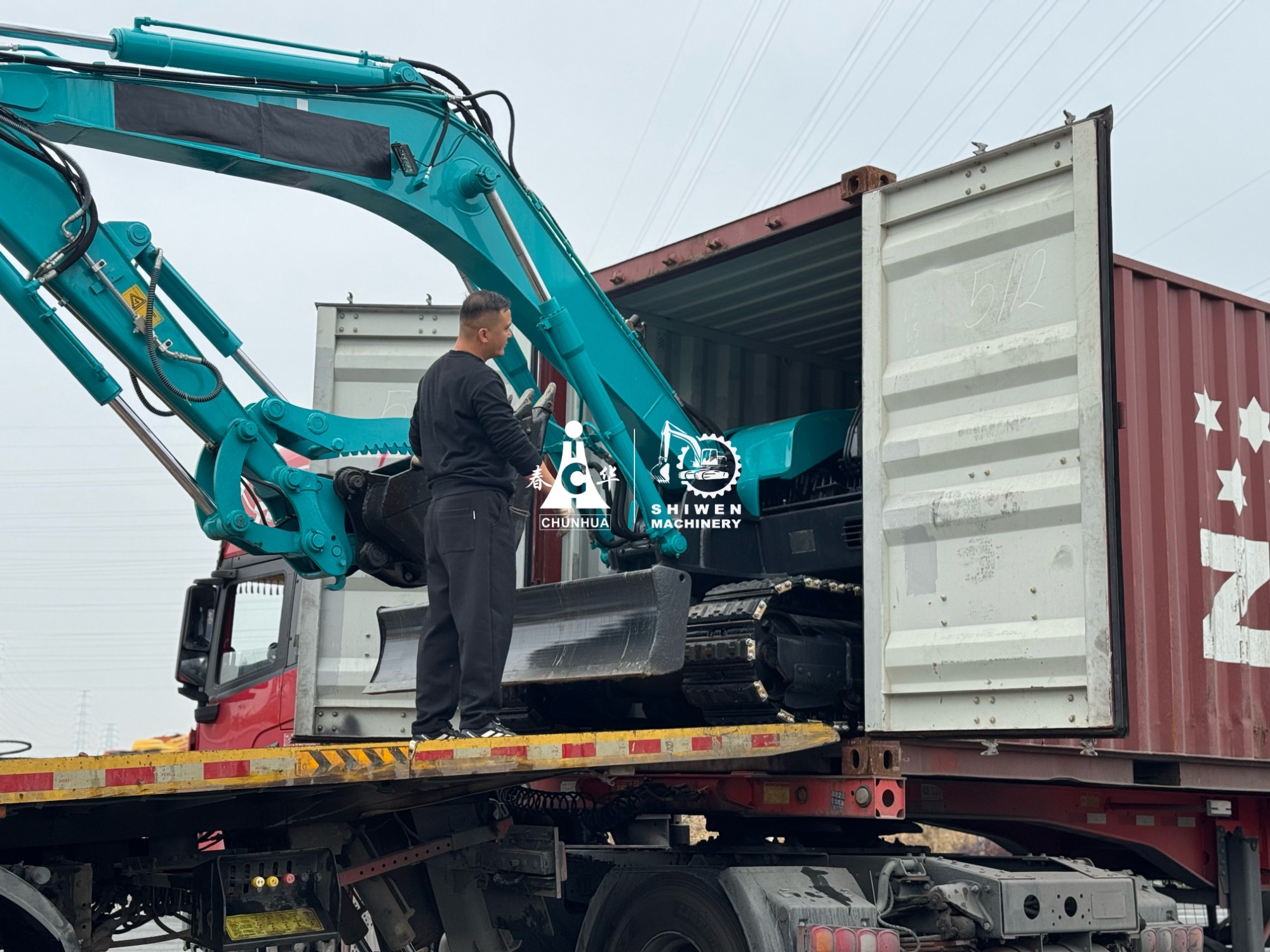 Case | Ship Sunward SWE80 mini excavators to North American area!