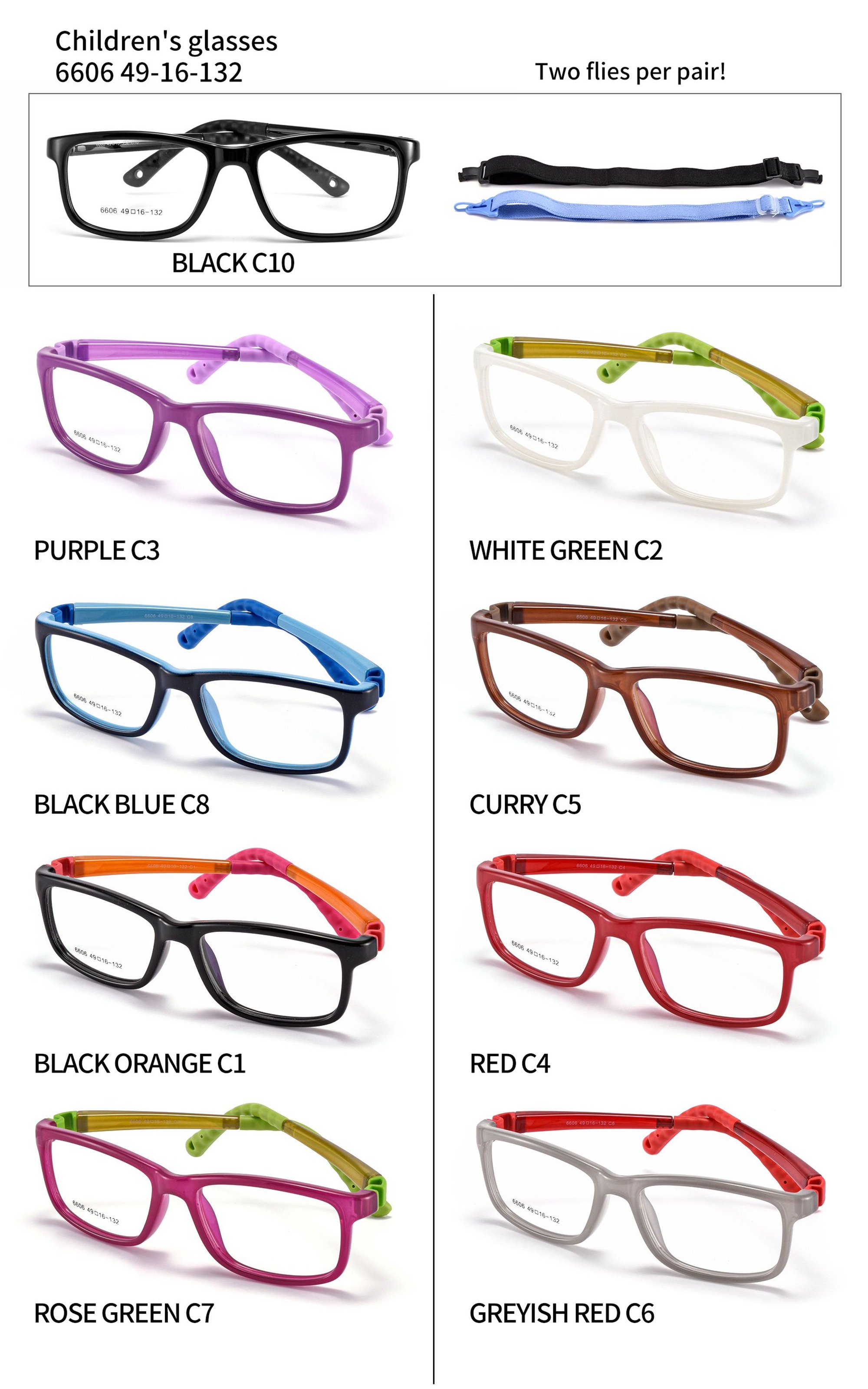 Silicone Tr90 Optical Frame Blue Pink Red Kids Hot Sale Glasses Child ...