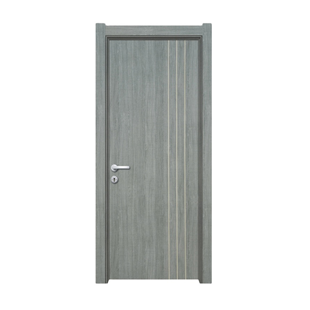 Middle East Waterproof Interior White Bedroom WPC Door With Door Frame ...