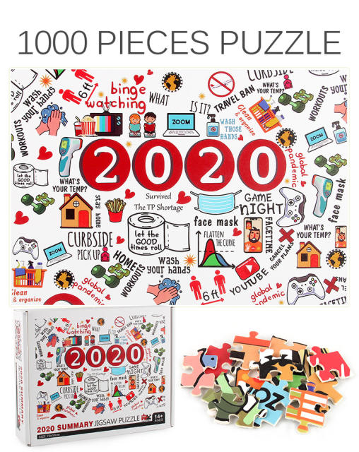 Hot Sale New Amazon 1000 Pieces Puzzle Epidemic Puzzle 2020 ...