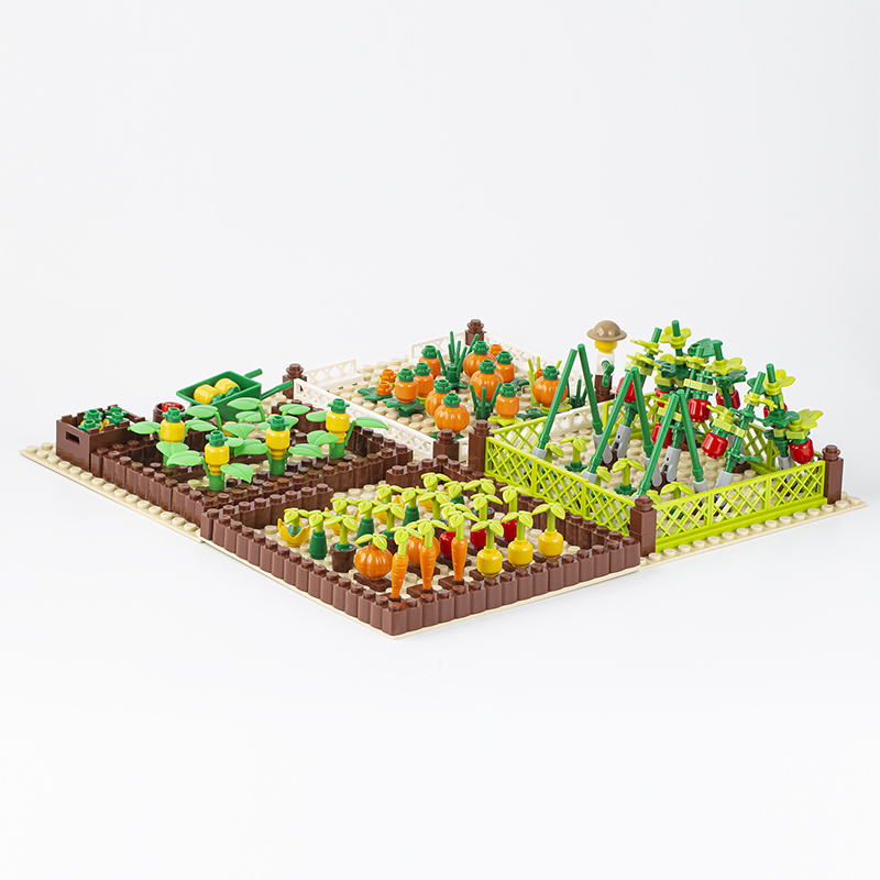MOC Farm Series Vegetable Field Tomato Garden Seedling Base Pineapple ...