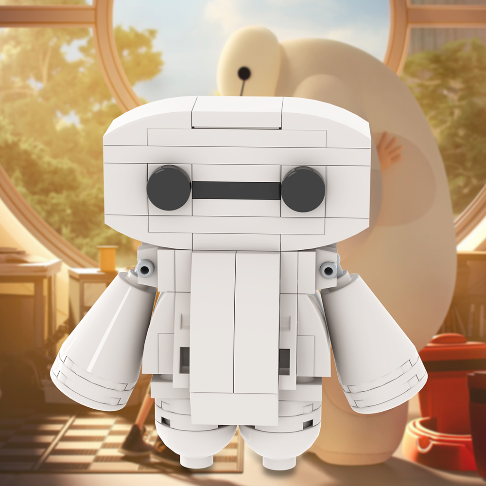 MOC1059 Cartoon Movie Series Big Hero Baymax Doll Building Blocks ...