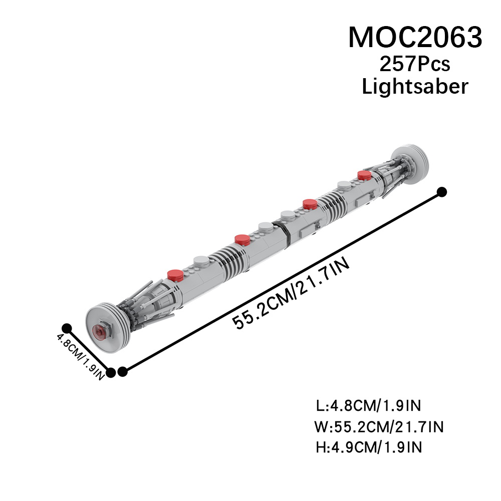 MOC2063 Star Wars DarthMaul's Lightsaber Building Blocks Bricks Kids ...