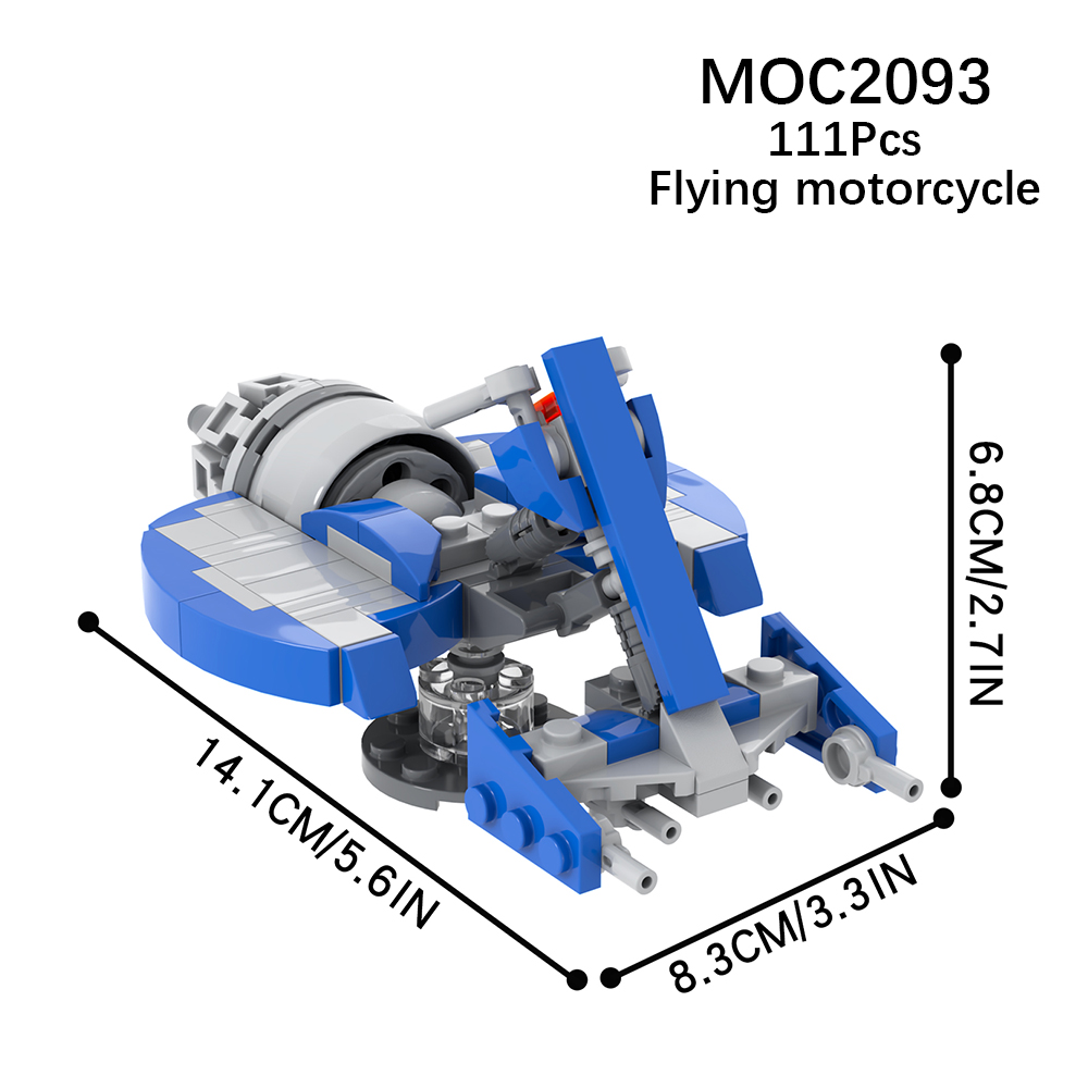 MOC2093 Star Wars General Grievous's Combat Speeder Building Blocks ...