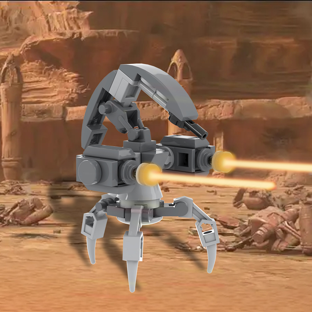 MOC2087 Star Wars Droideka Battle Droid Action Figure Building Blocks ...