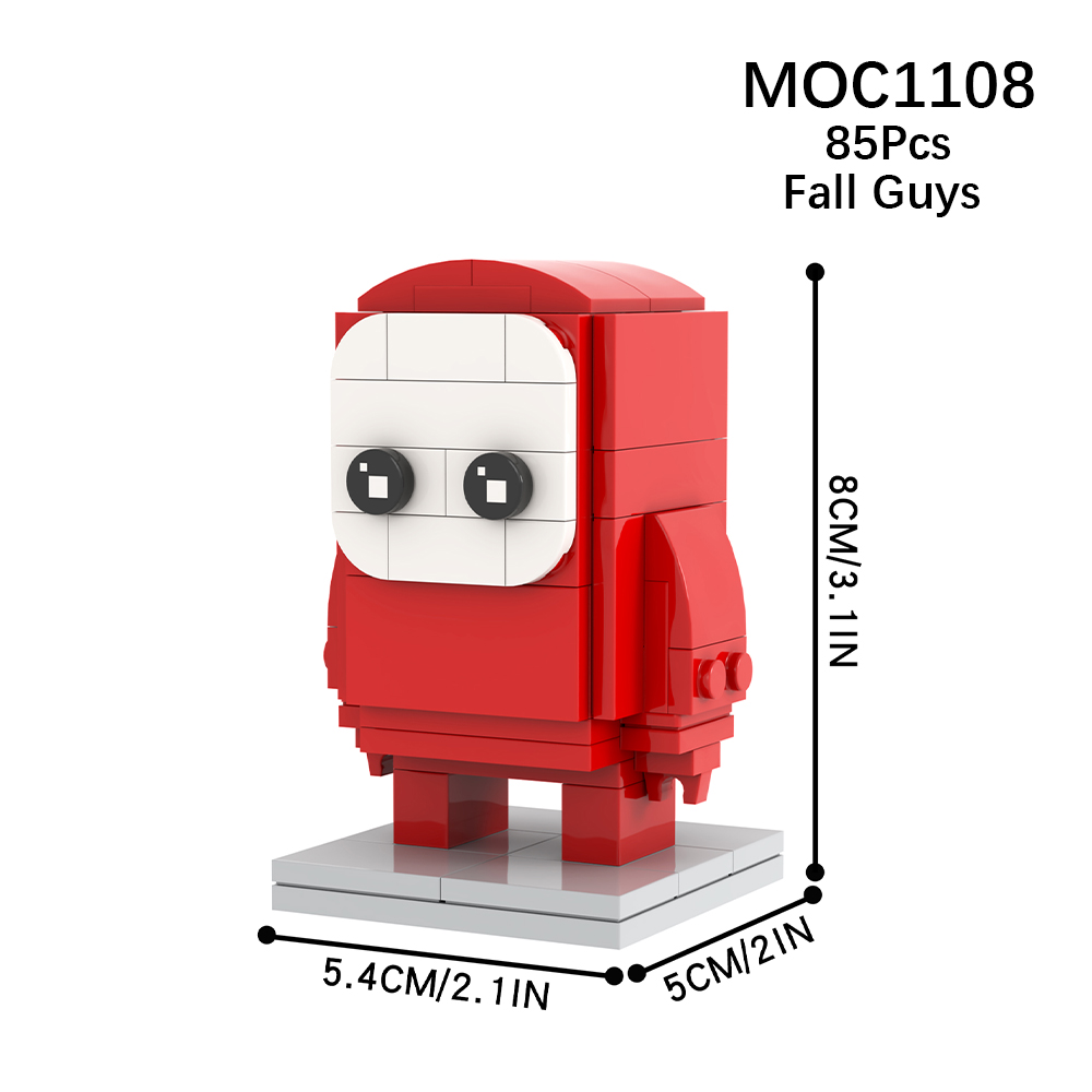 MOC1108 Creativity series Fall Guys Ultimate Knockout Building Blocks ...