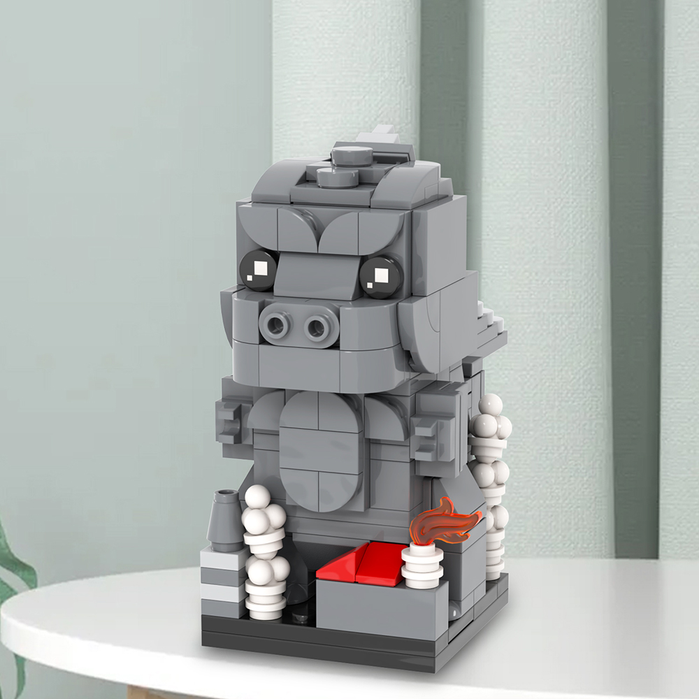 MOC1105 Creativity series Godzilla brickheadz Building Blocks Bricks ...