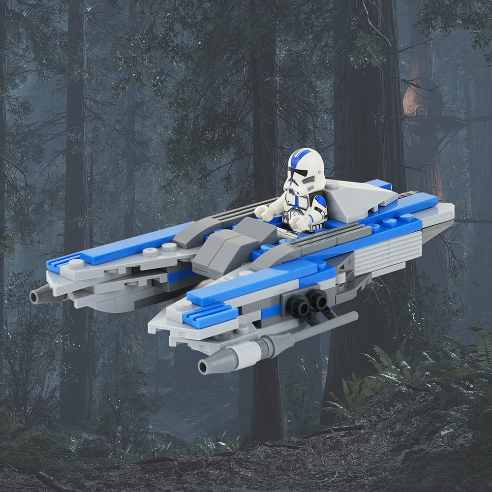 MOC2106 Star Wars Movie serie Sci-Fi Assault Airship Building Blocks ...