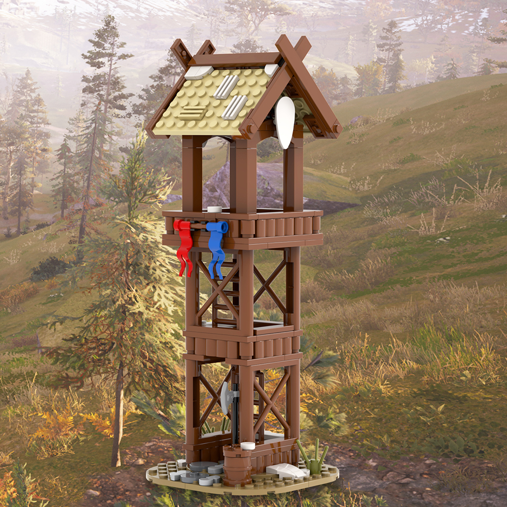 MOC5036 Military Series Viking Sentinel Building Blocks Bricks Kids ...