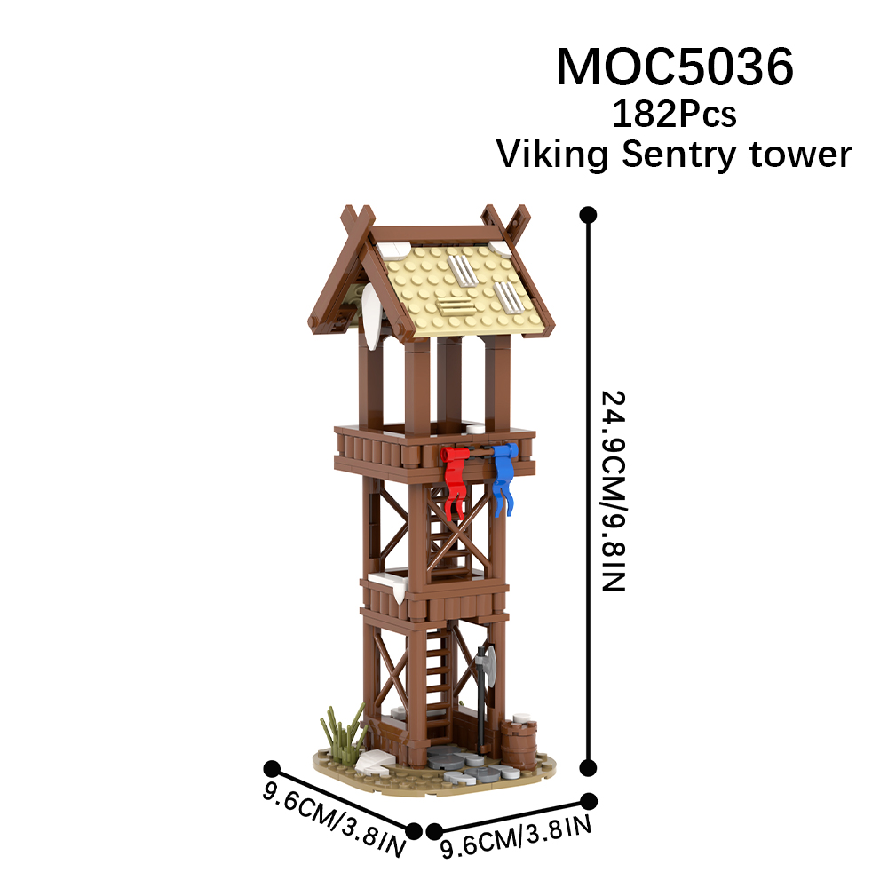 MOC5036 Military Series Viking Sentinel Building Blocks Bricks Kids ...