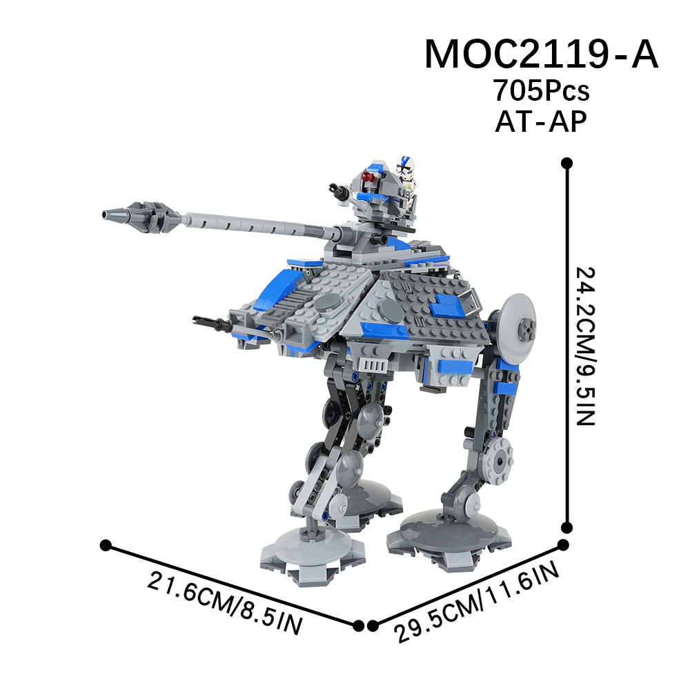 MOC2119 Star Wars Movie serie All Terrain Attack Pedestrian AT-APWalker ...
