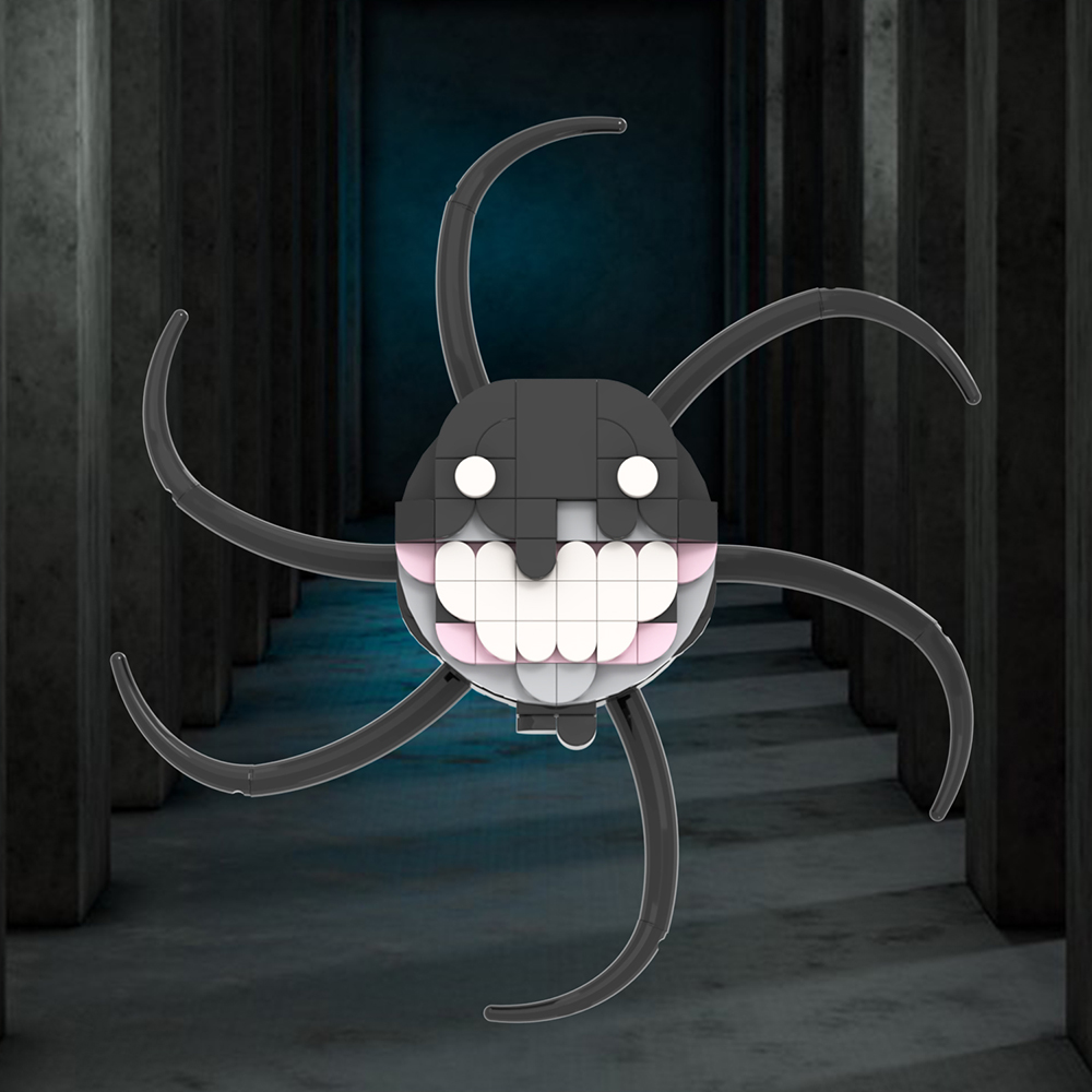 MOC1158 Creativity series Horror Game Character Smiley Face Monster ...