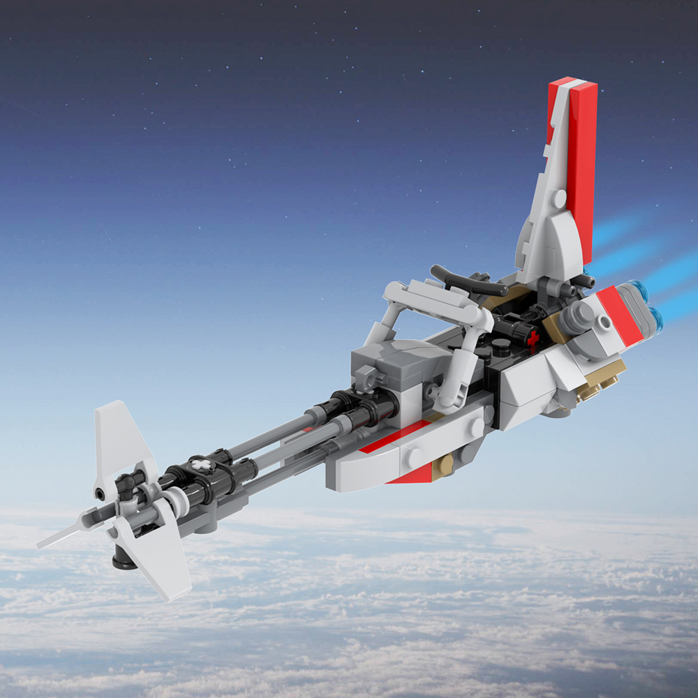 MOC2120 Star Wars Movie serie Anti-gravity airship Building Blocks ...