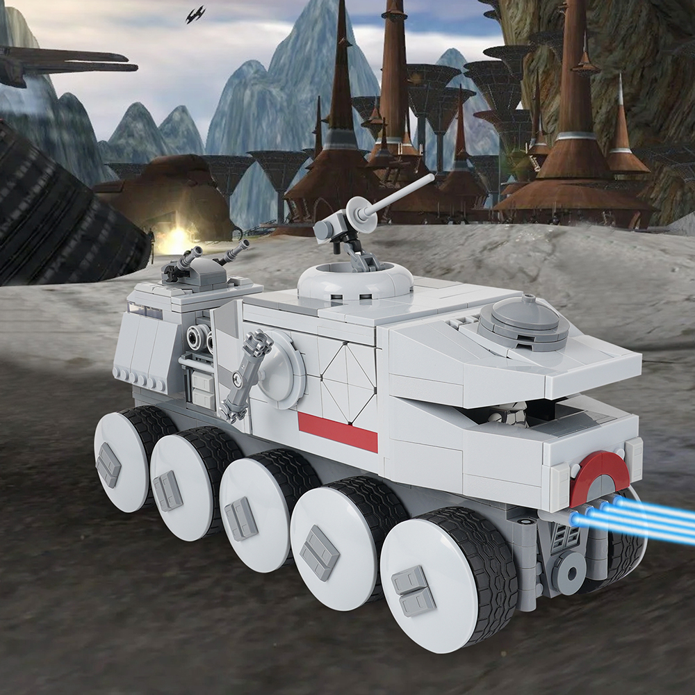 MOC2139 Star Wars Movie series Clone Turbo Tank Model Building Blocks ...