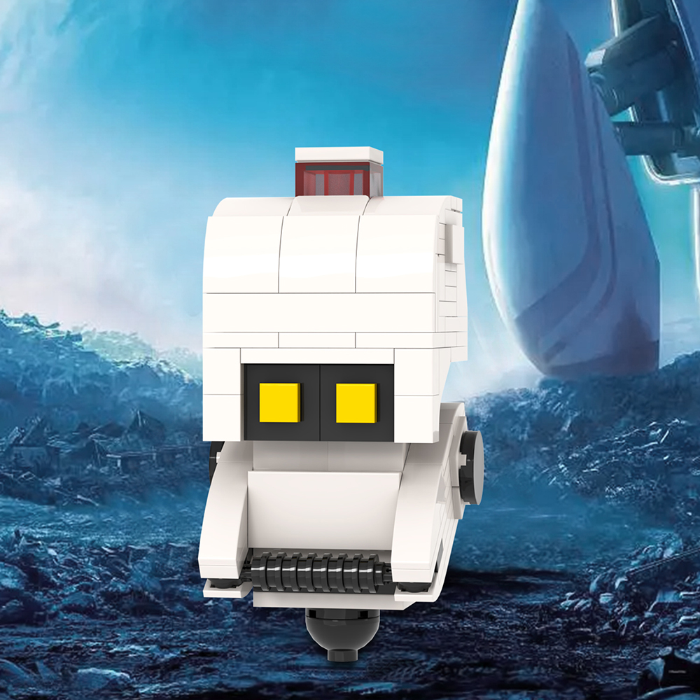 MOC1241 Creativity series Cleaning robot M.O Action Figure Building ...