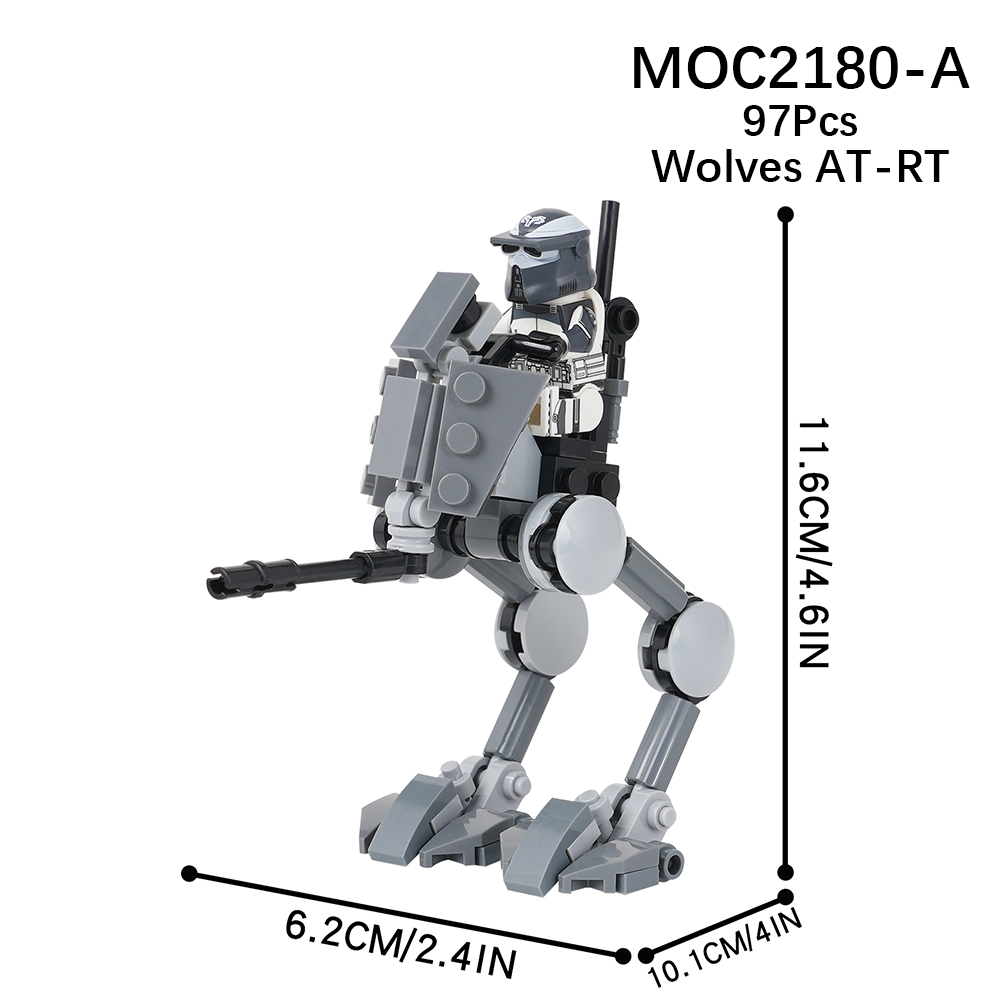 MOC2180 Star Wars Movie series AT-RT Building Blocks Bricks Kids Toys ...
