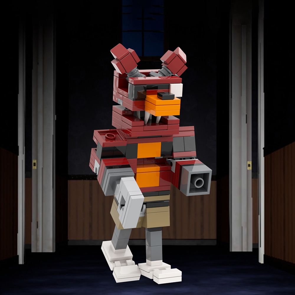 MOC1268 Creativity series Five Nights at Freddy's Game Foxy Character ...