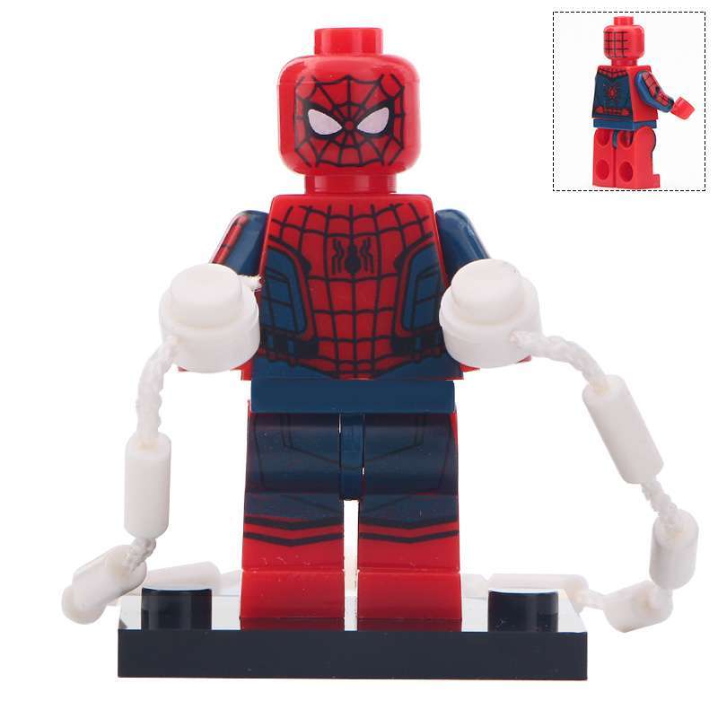 MG0101 Marvel Super Hero Spider Man Action Figure Building Blocks Kids Toys