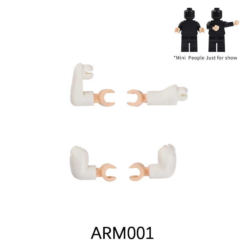 4PCS Set Figure Arms Accessories Compatible Figure Building Blocks Kids ...