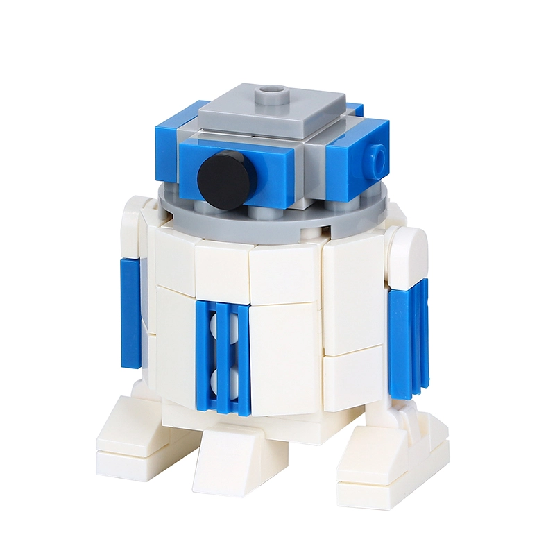 MOC2016 Star Wars Mini R2-D2 Robot DIY Model Educational Toys Building ...