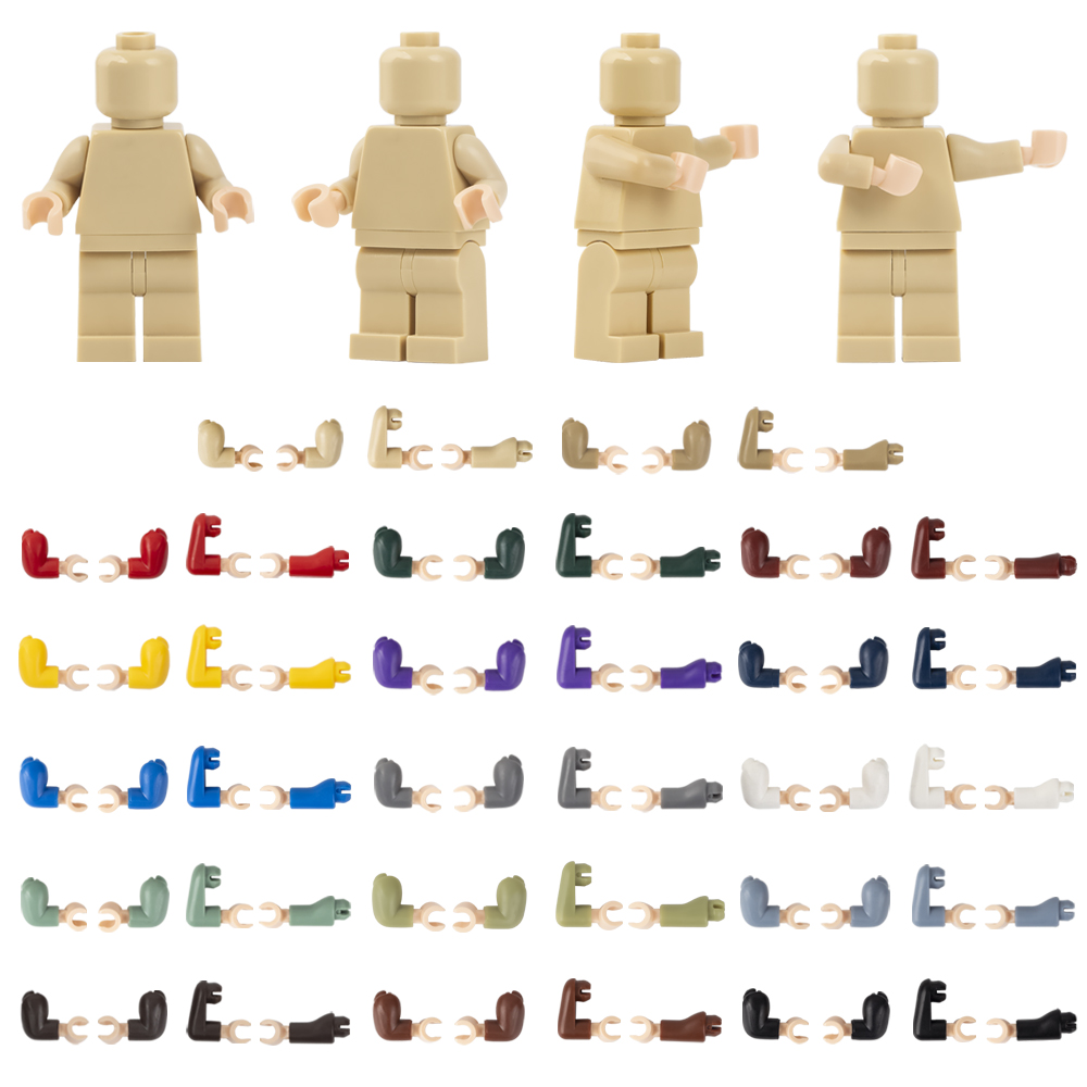 4PCS Set Figure Arms Accessories Compatible Figure Building Blocks Kids ...