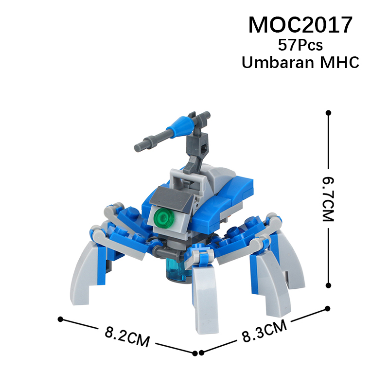 MOC2017 Star Wars Umbaran MHC Robot Model DIY Educational Toys Building ...