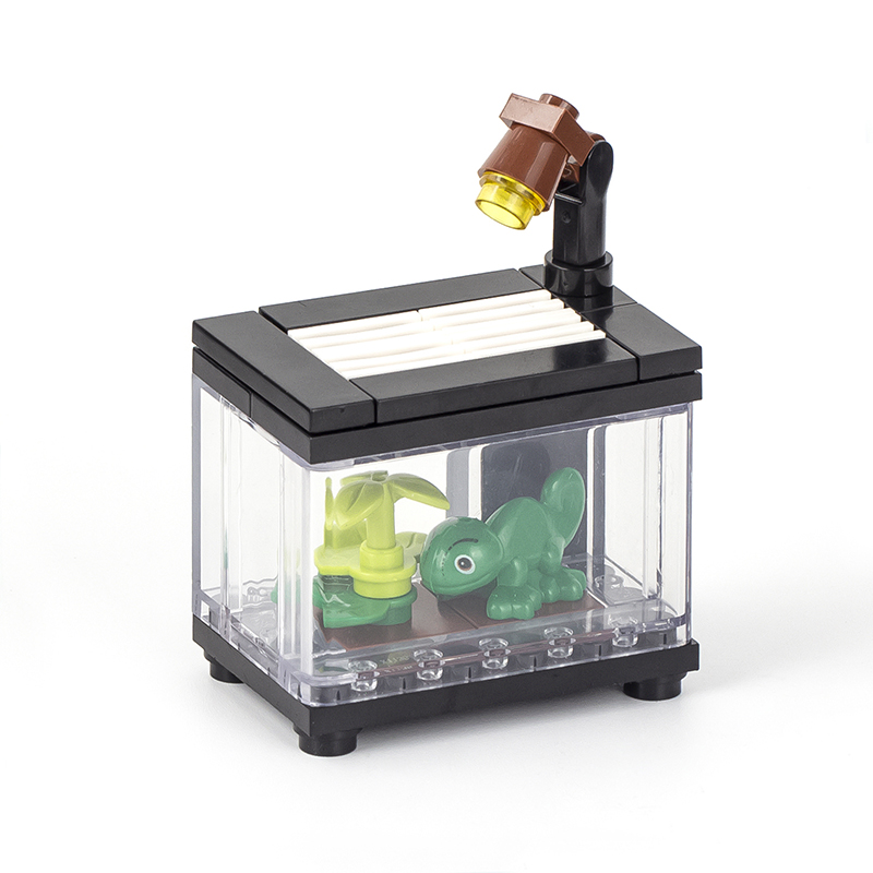 MOC0076 City Series Furniture Decoration Animal Crawling Box Building ...