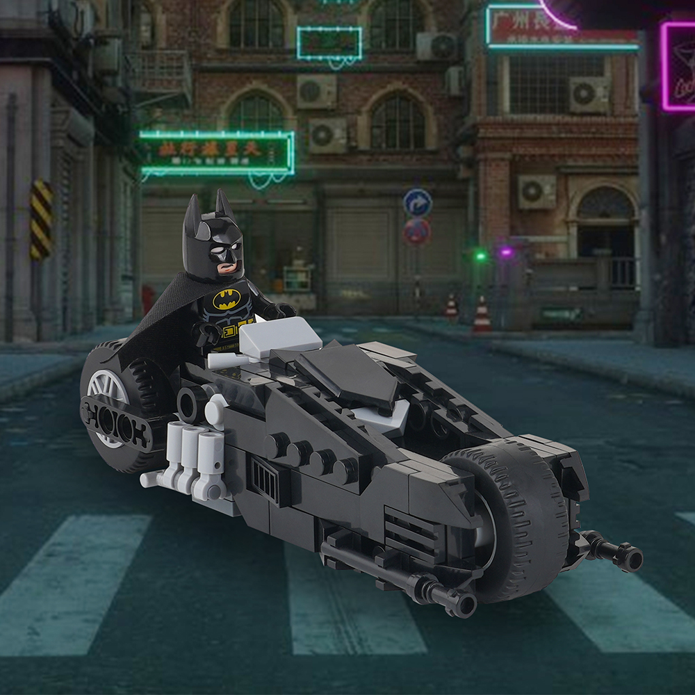 MOC1333 Creativity series super heroes series Batman Motorcycle ...