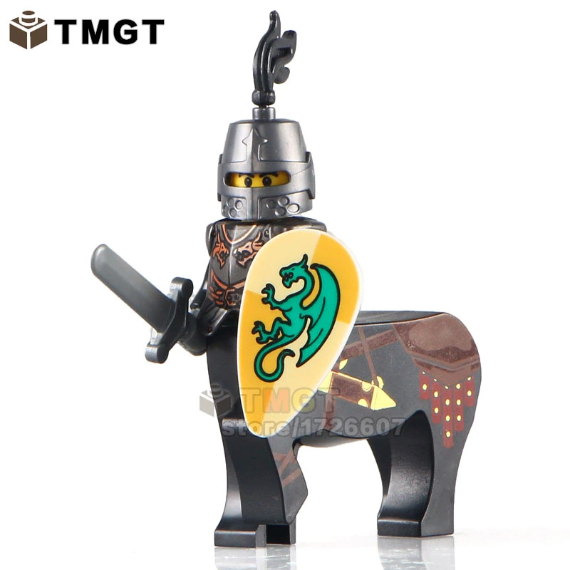 AX8802 Medieval Knight Action Figures Birthday Gifts Building Blocks ...
