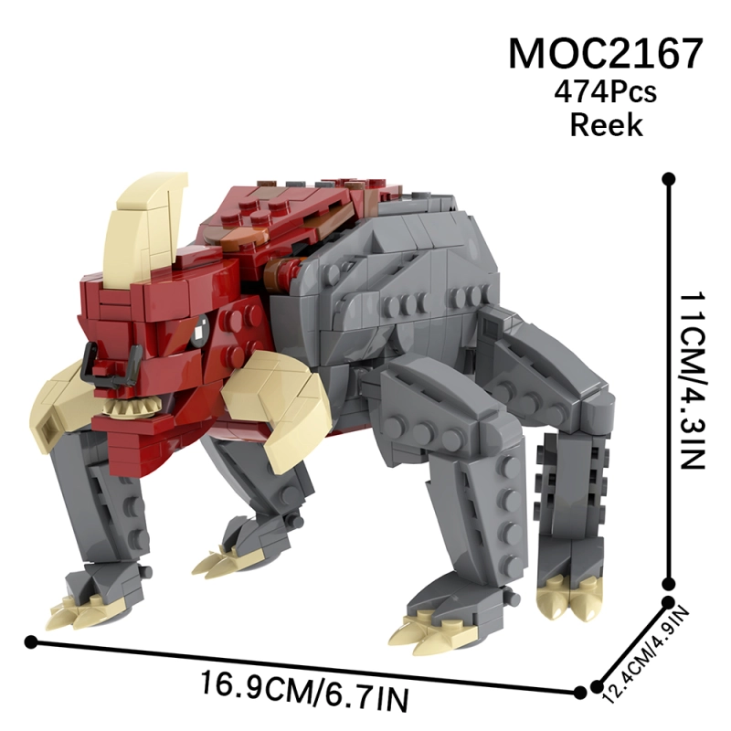 MOC2167 Star Wars Movie series Reek Monster Building Blocks Bricks Kids ...
