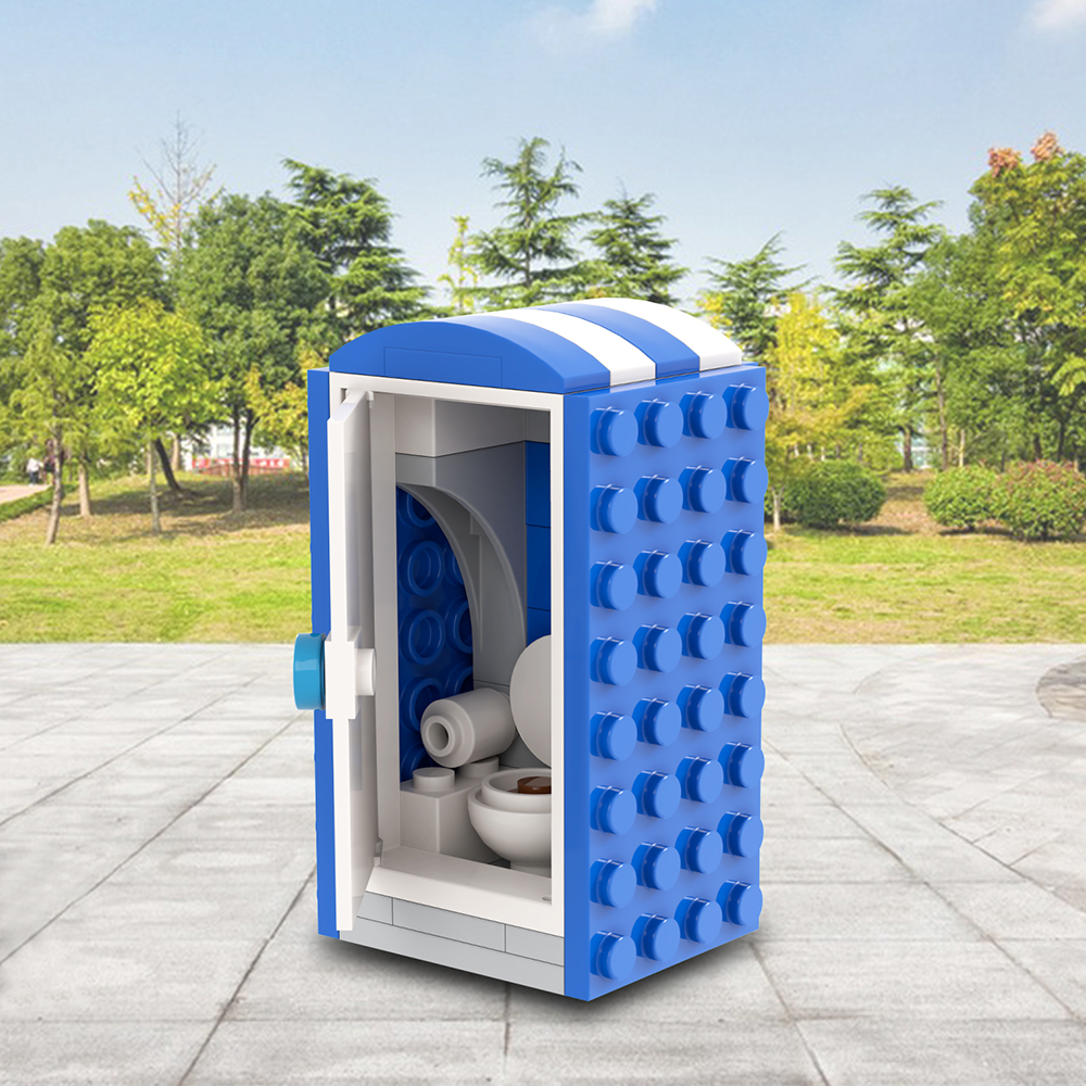 MOC4074 City Series Furniture Mobile Toilet Buildig Blocks Bricks Kids ...