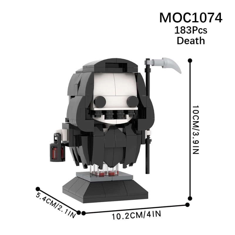 MOC1074 Creativity series Halloween Grim Reaper Building Blocks Bricks ...