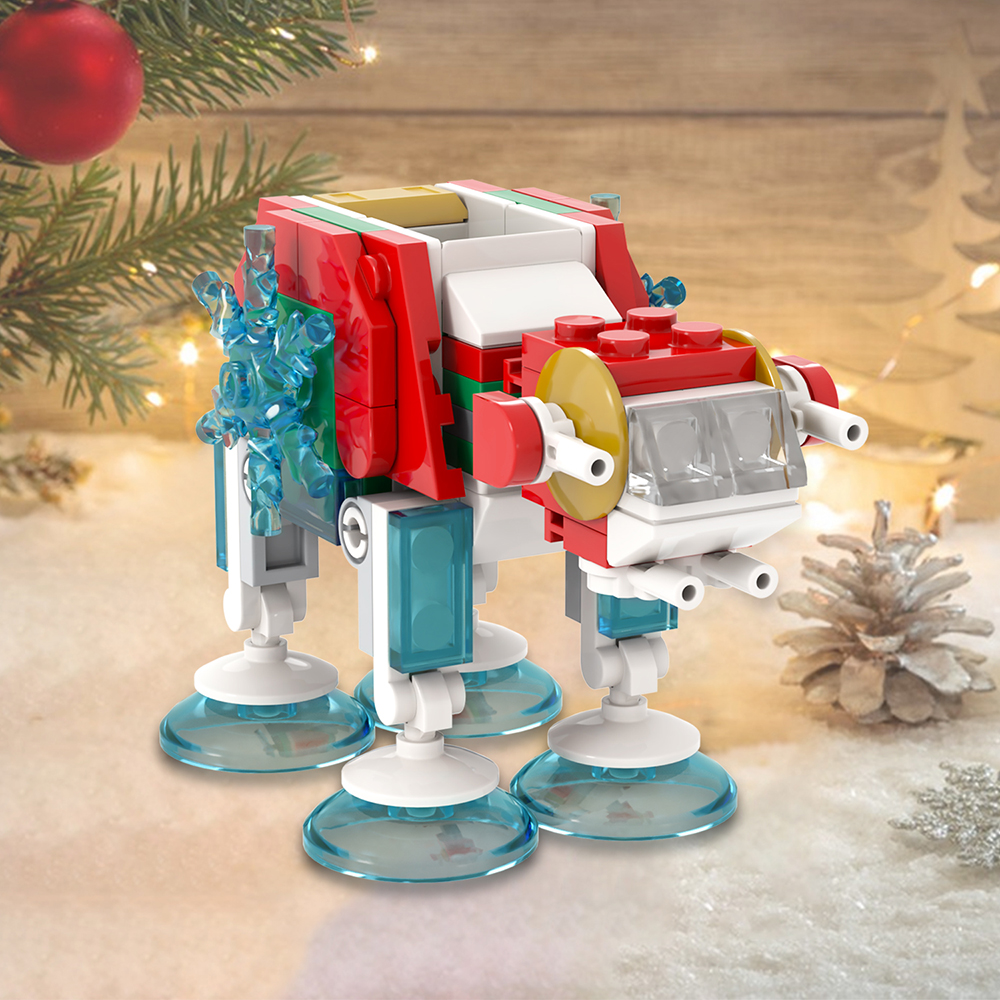 MOC2084 Star Wars Christmas AT-AT Building Blocks Bricks Kids Toys for ...