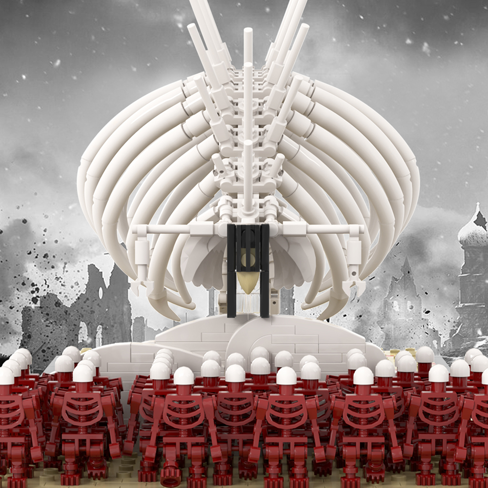 MOC1240 Creativity series Attack on Titan Rumbling Scene Model Building ...