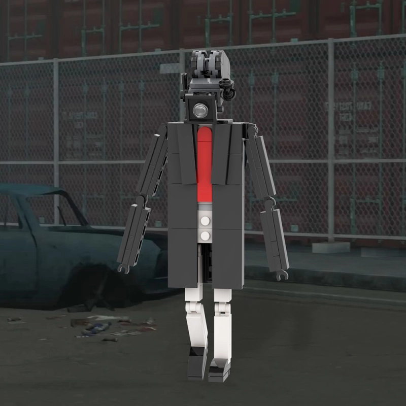 MOC1327 Creativity series Skibidi Toilet Brick Projector Man Character ...