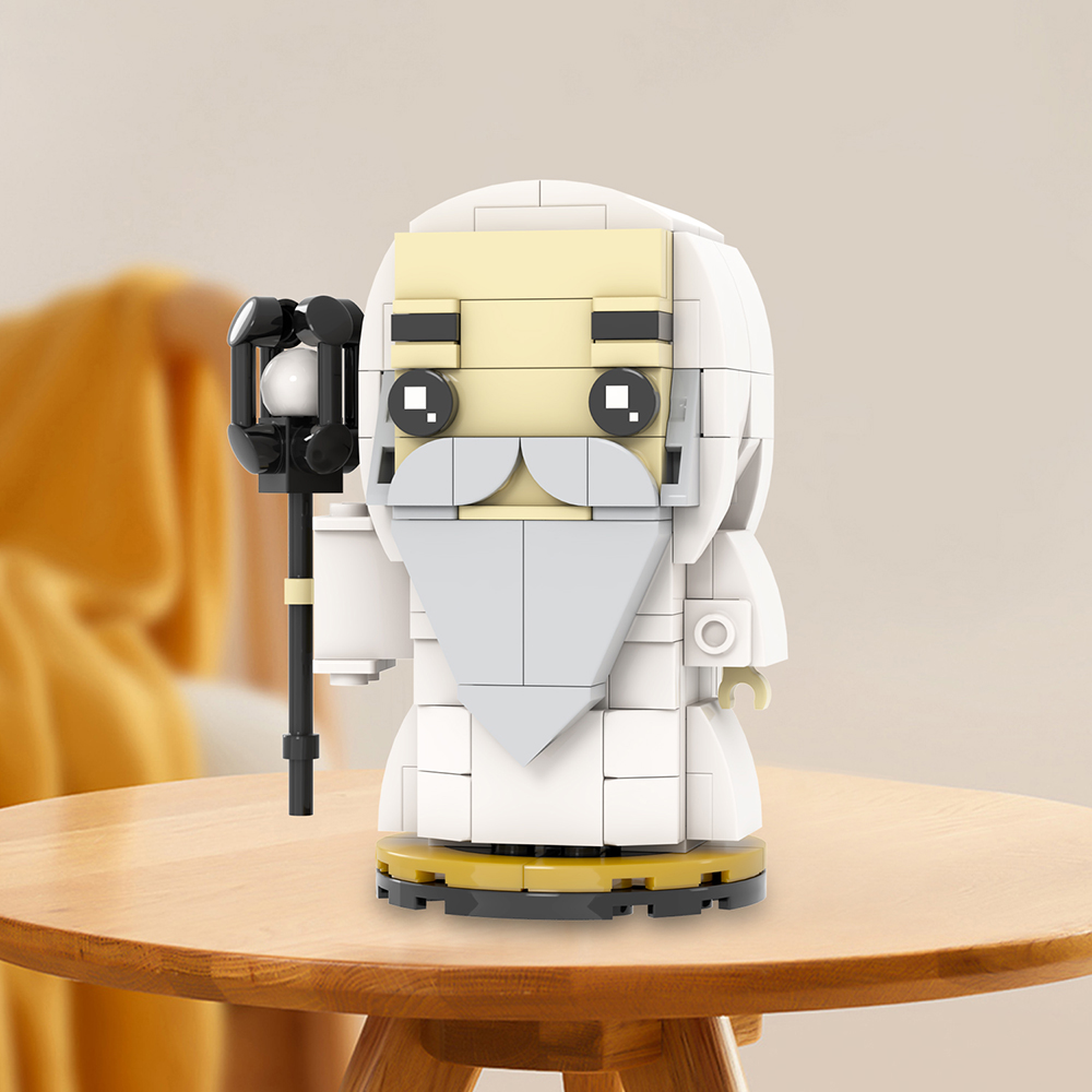 MOC1226 Creativity series The Ring Saruman Action Figure Model Building ...