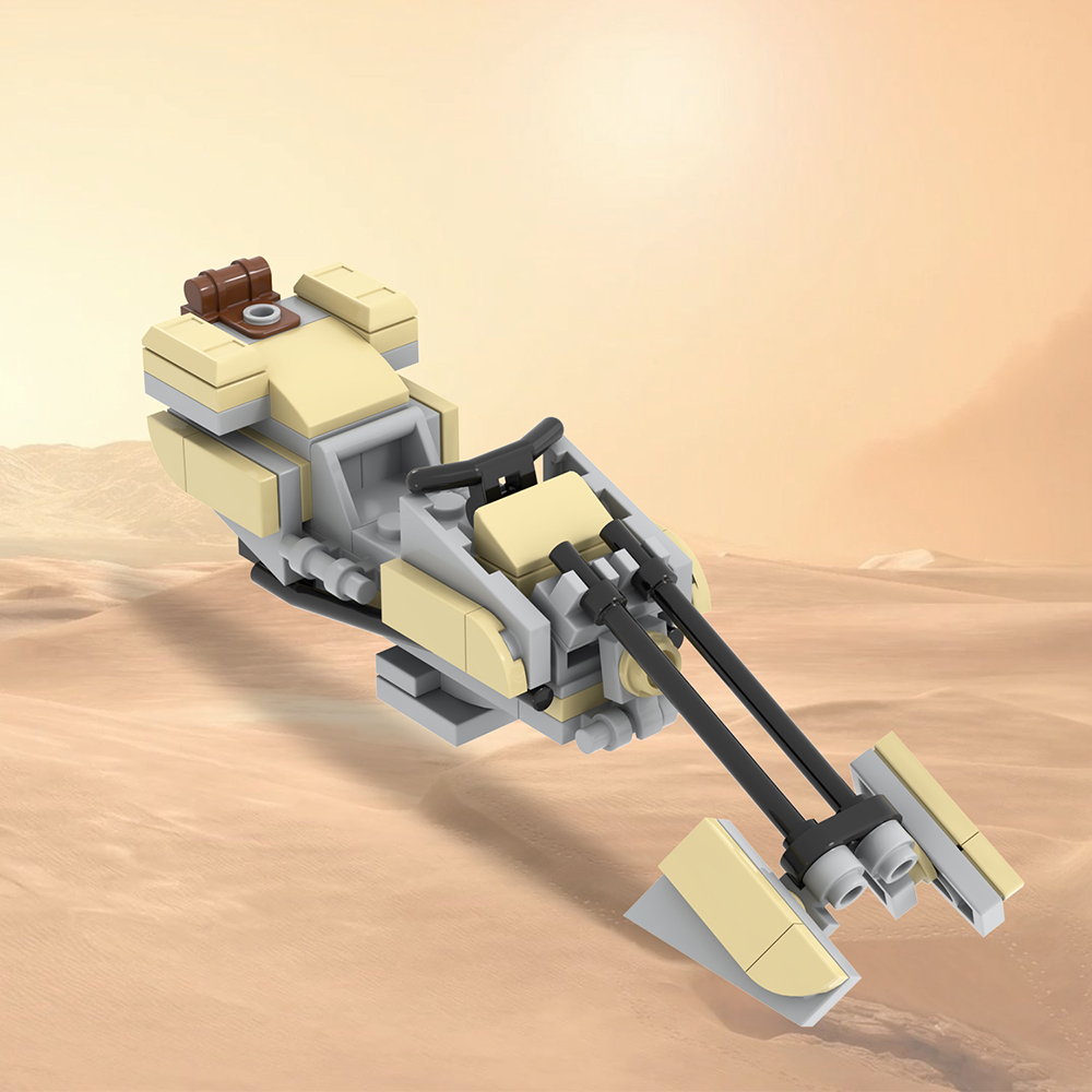 MOC2069 Star Wars Series zephyr-G Swoop Bike Building Blocks Bricks ...