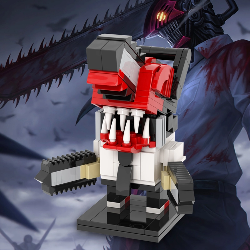 MOC1185 Chainsaw man Action Figure Building Blocks Bricks Kids Toys for ...